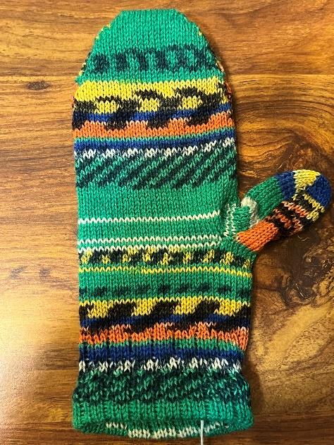 Toe Up Mitten – by Vickie Storlie - Erlbacher Knitting Machines